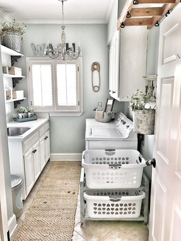 43 Small Farmhouse Laundry Room Ideas Look Bigger HomeMydesign 43 Small Farmhouse Laundry Room Ideas Look Bigger HomeMydesign