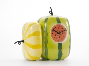 Kitchen Clock Design With Fresh Fruit Theme | HomeMydesign