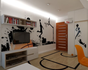 20 Sporty Bedroom Ideas With Basketball Theme | HomeMydesign