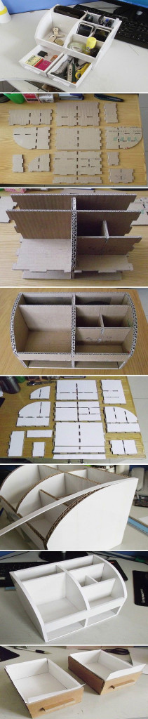 15 DIY Cardboard Crafts In Your Decor | HomeMydesign