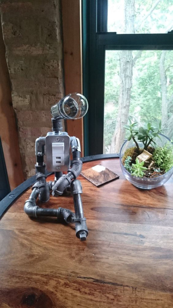 20 Creative DIY Art Stickman Lamps With Unique Shape | HomeMydesign