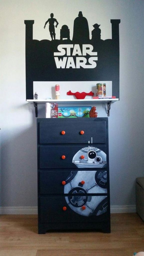 35 Awesome Star Wars Room Decor Ideas For Space Adventure | HomeMydesign