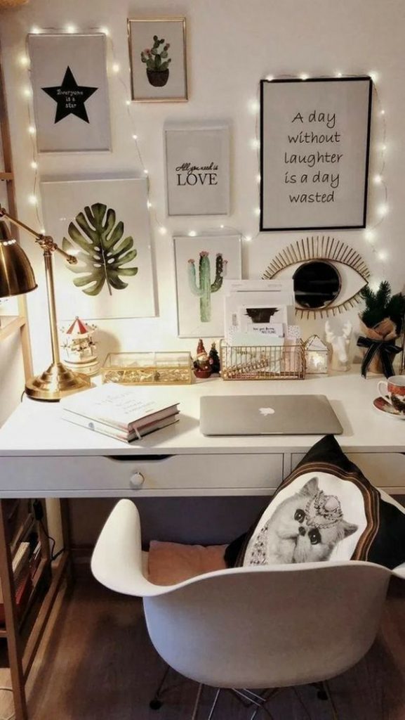 20 Warm And Cozy Home Office Design For Winter | HomeMydesign