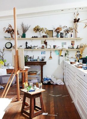 20 Small Home Art Studio Design For Big Inspiration | HomeMydesign