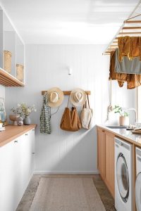 20 Minimalist Japandi Laundry And Drying Room Ideas | HomeMydesign