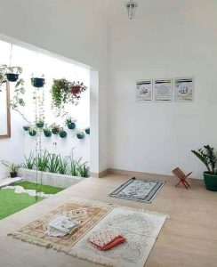 7 Best Islamic Praying Rooms Integrated With Outdoor | HomeMydesign