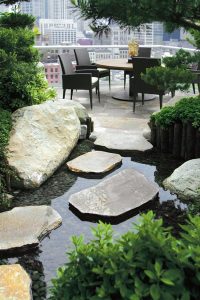 20 Cool Pond Pathway Ideas For Your Garden | HomeMydesign