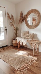 20+ Stylish Boho Entryway Ideas To Copy | HomeMydesign