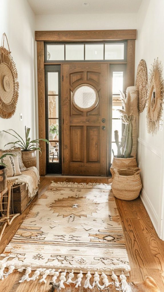 20+ Stylish Boho Entryway Ideas To Copy | HomeMydesign