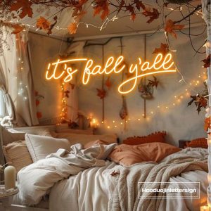 How To Make Awesome Neon Lights For Autumn | HomeMydesign