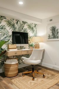 20 Fresh Home Office Ideas With Tropical Accent | HomeMydesign