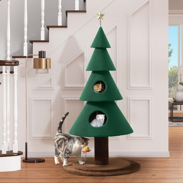 10 Adorable Cat Friendly Christmas Room Ideas HomeMydesign 10 Adorable Cat Friendly Christmas Room Ideas HomeMydesign