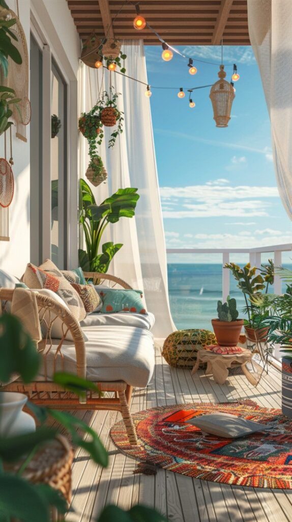 23 Tropical Balcony Decor Ideas With Beach Vibes | HomeMydesign