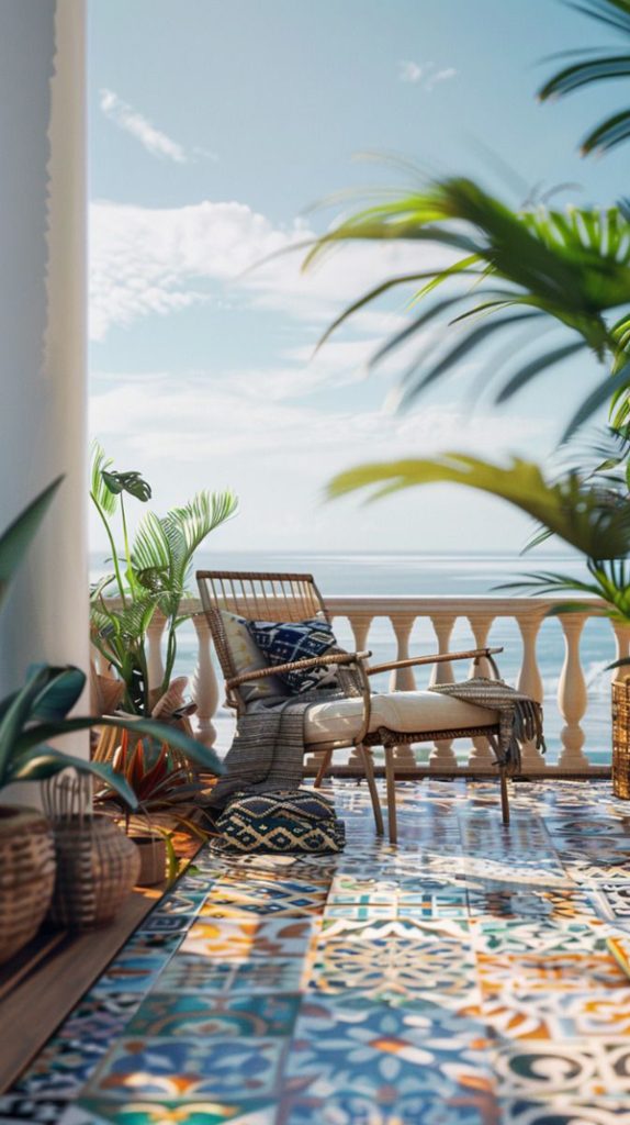 23 Tropical Balcony Decor Ideas With Beach Vibes | HomeMydesign