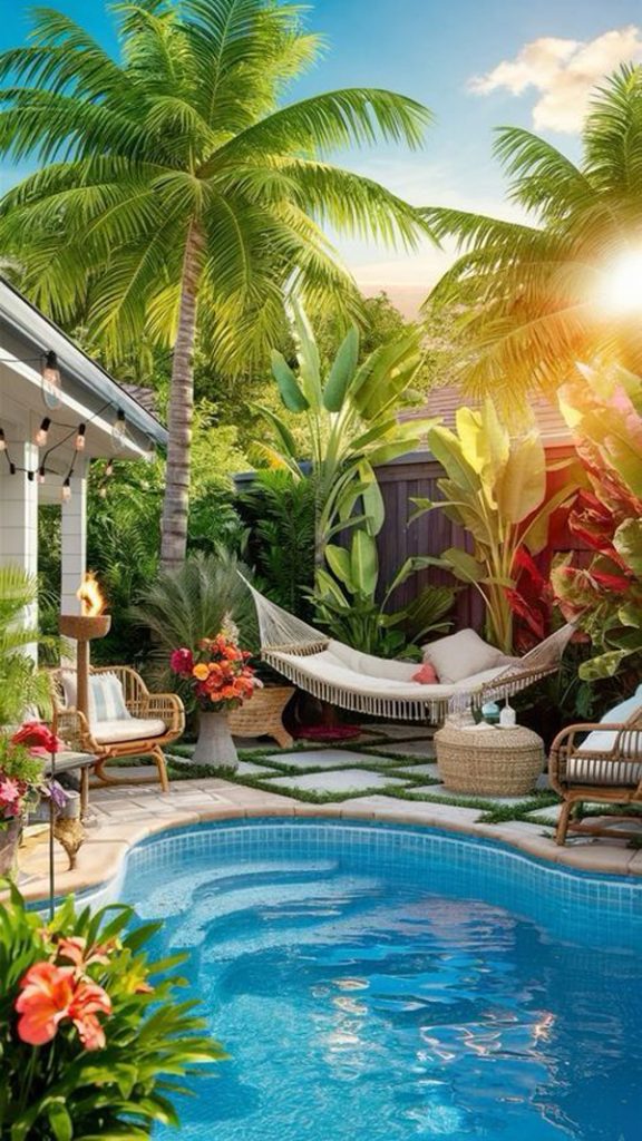23 Small Backyard Pool Ideas With Tropical Accents | HomeMydesign