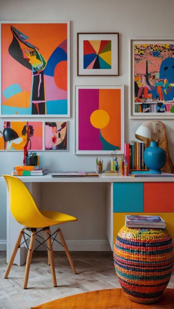22 Eclectic Home Office Ideas For Your Interior | HomeMydesign